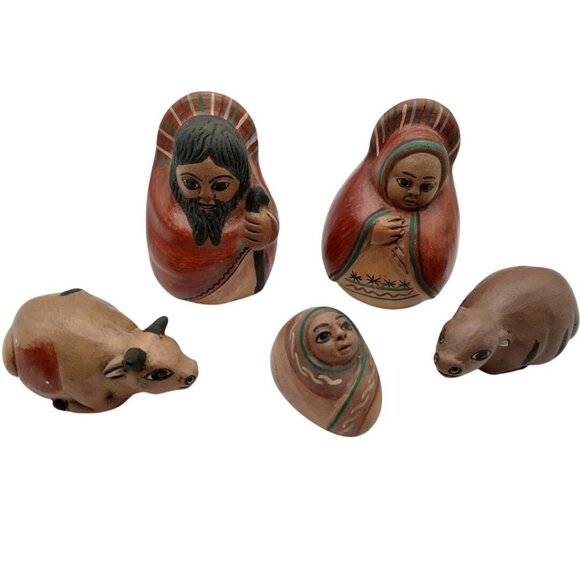 Unbranded | Holiday | Handcrafted Peruvian Nativity Set With Joseph ...